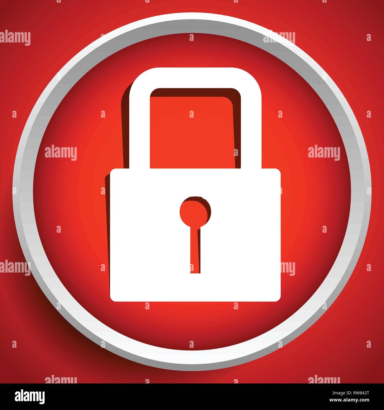 Lock and hasp Stock Vector Images - Alamy