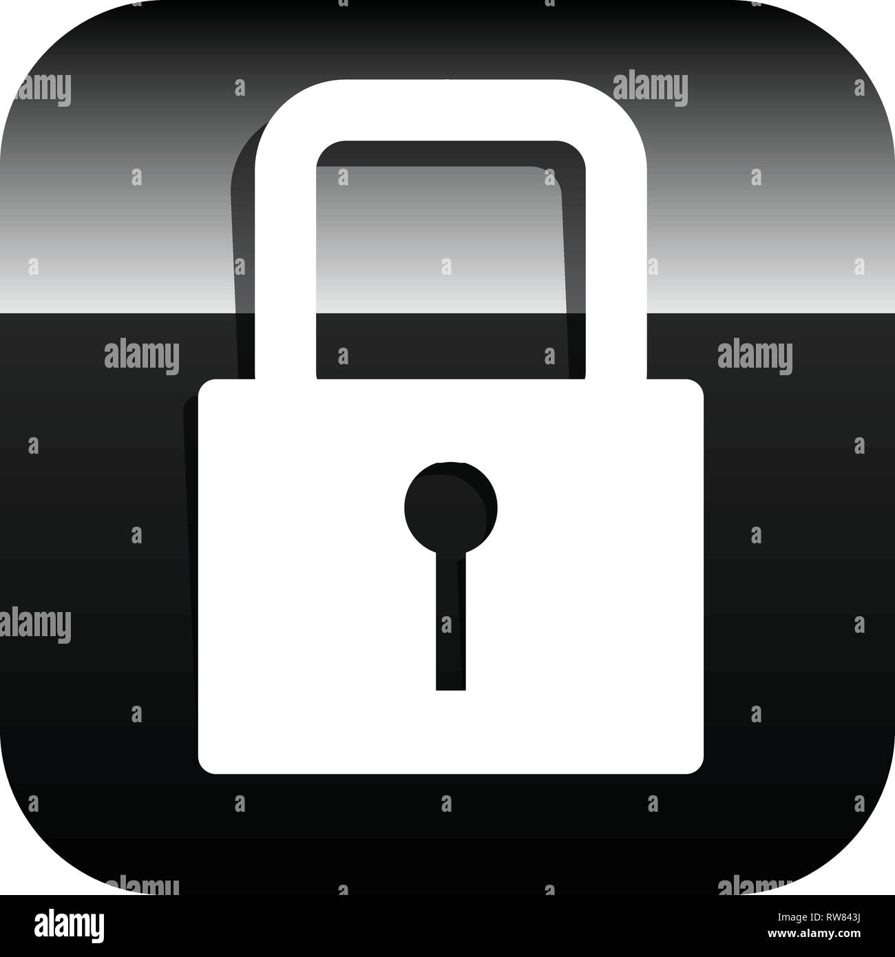 For security, prevention, privacy themes: Padlock icon Stock Vector Image & Art - Alamy