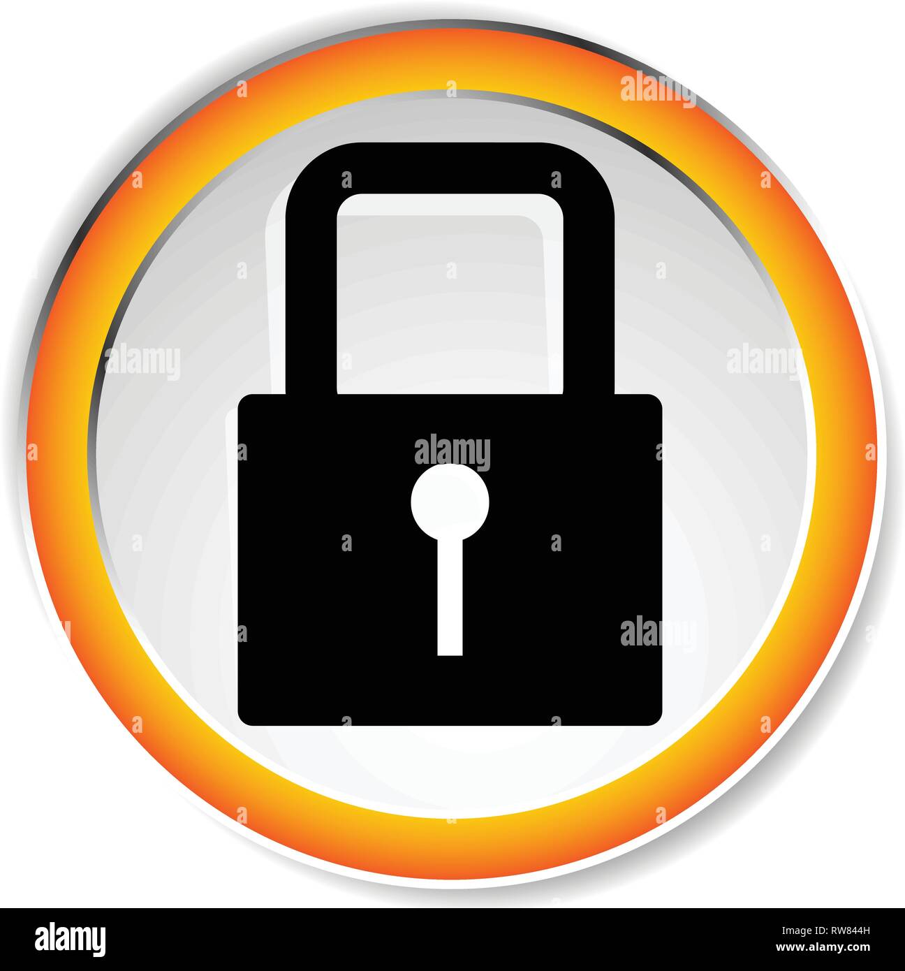 For security, prevention, privacy themes: Padlock icon Stock Vector Image & Art - Alamy