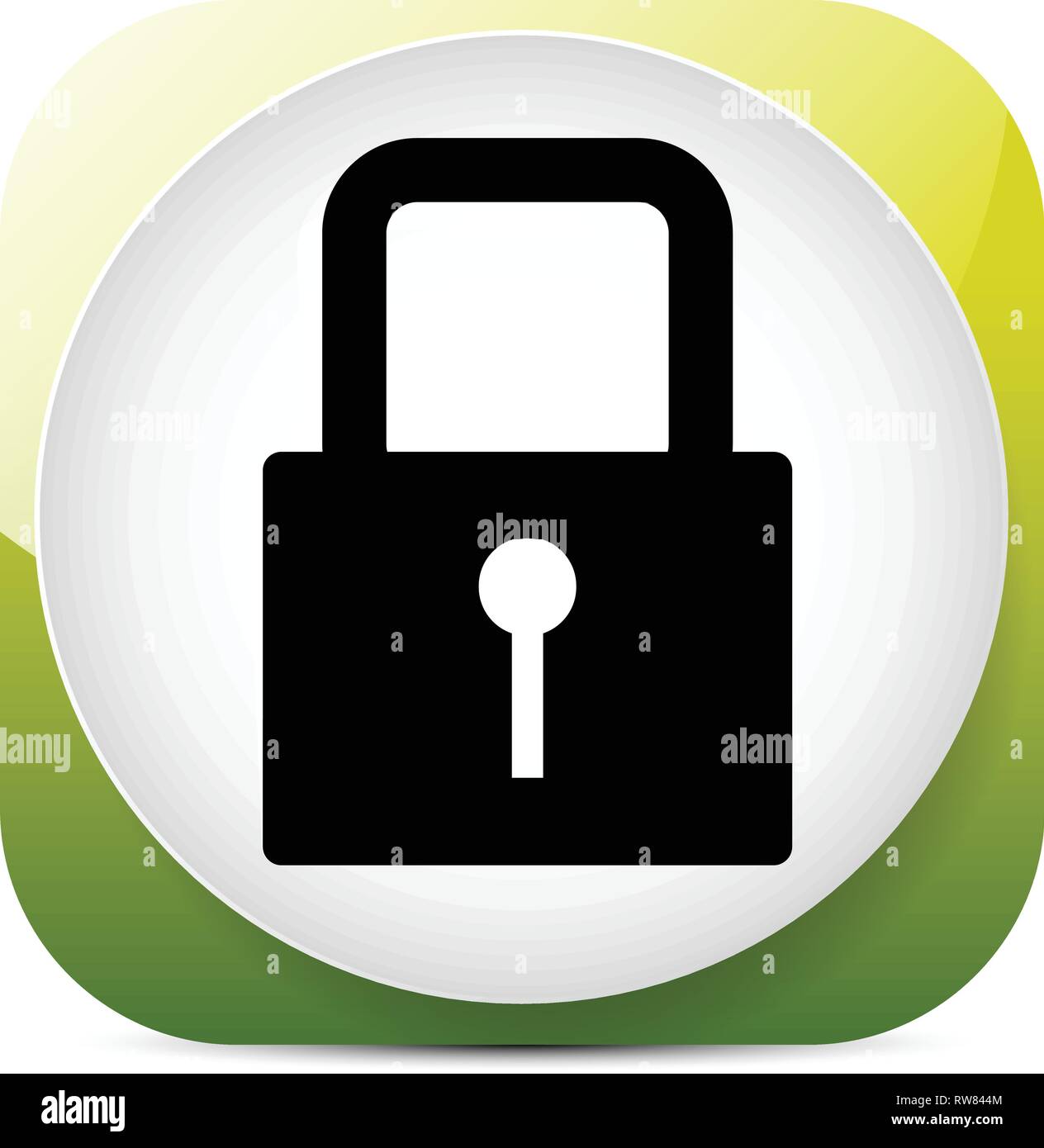 For security, prevention, privacy themes: Padlock icon Stock Vector Image & Art - Alamy