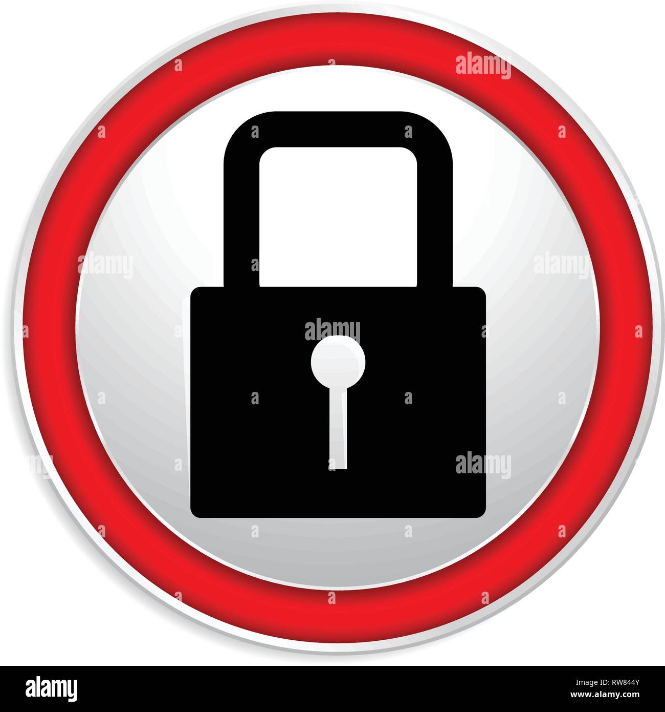 For security, prevention, privacy themes: Padlock icon Stock Vector ...
