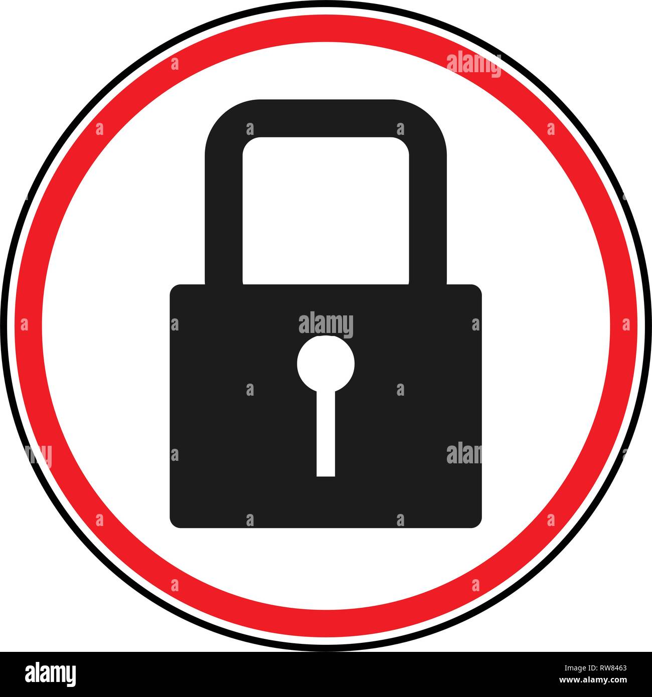 Lock and hasp Stock Vector Images - Alamy