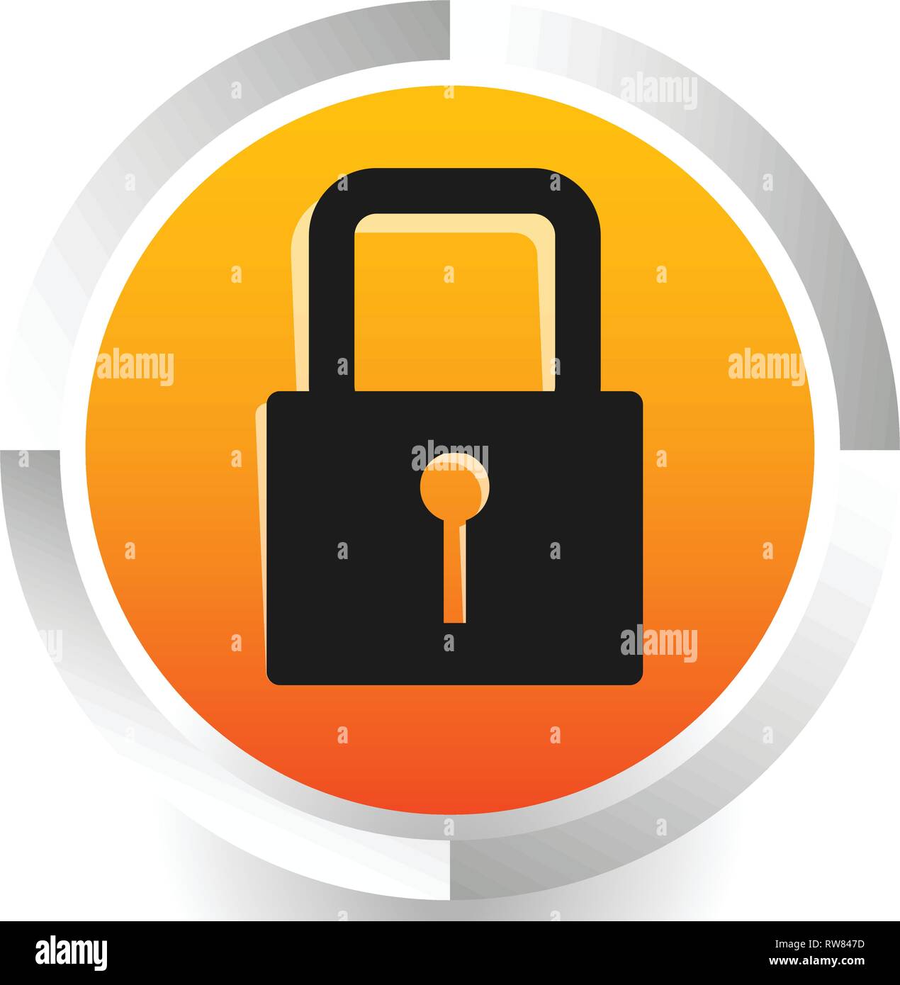For security, prevention, privacy themes: Padlock icon Stock Vector ...