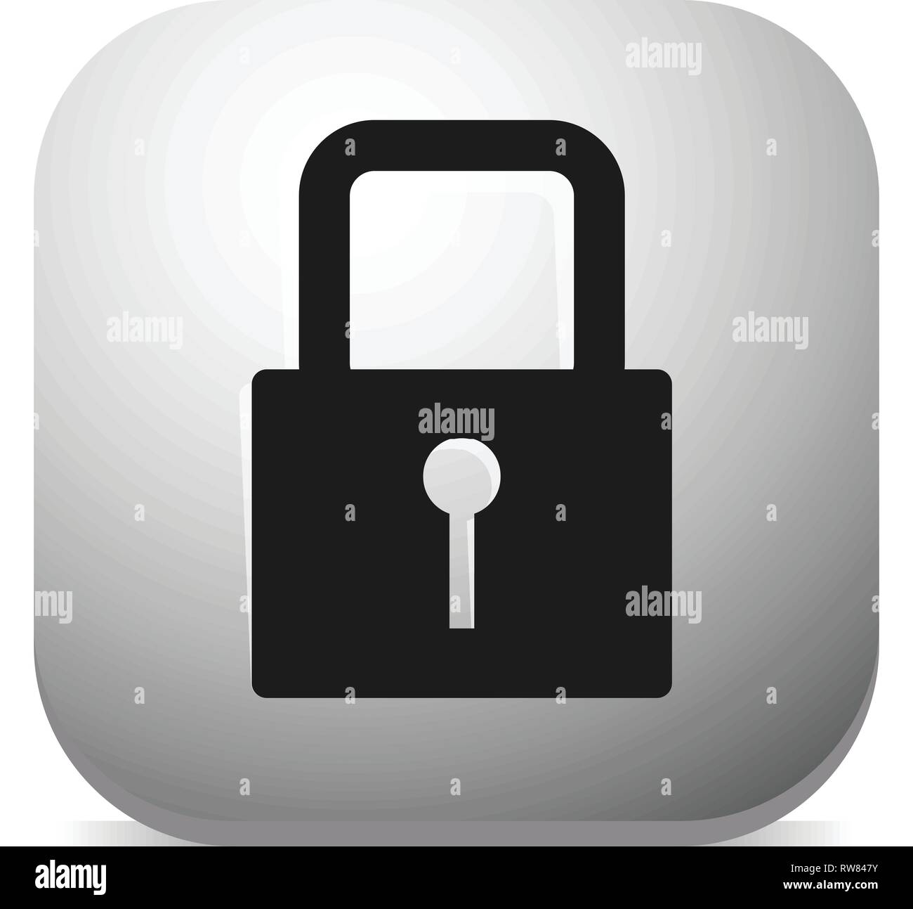 For security, prevention, privacy themes: Padlock icon Stock Vector ...