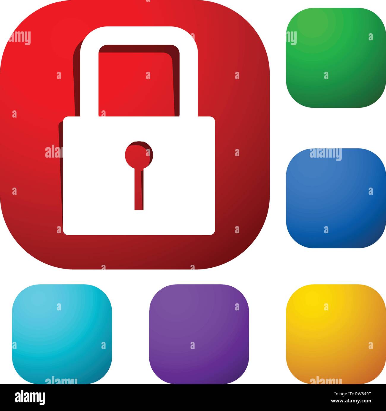 Lock and hasp Stock Vector Images - Alamy