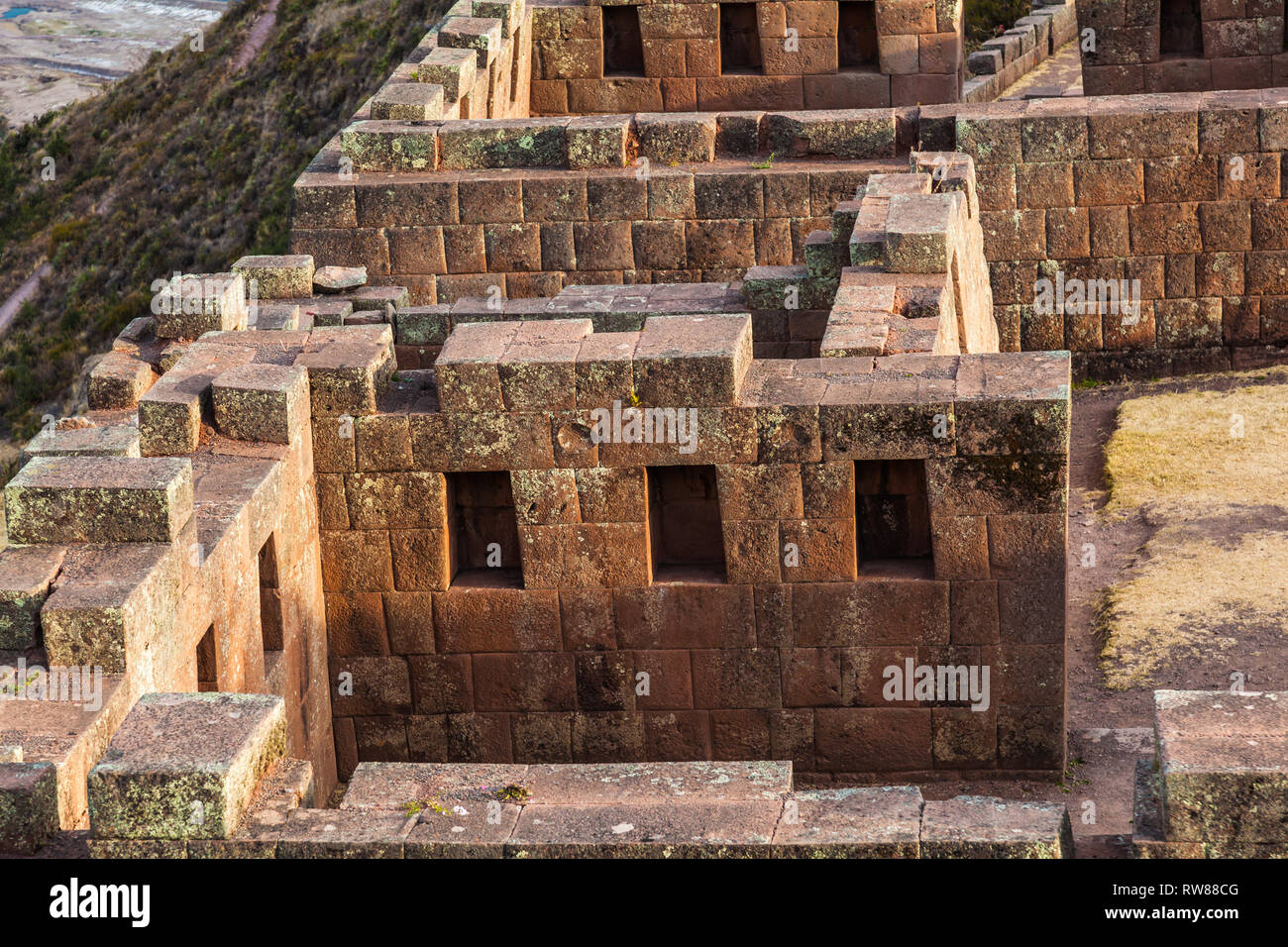 Pisac: SECTOR OF INTIHUATANA, in it are the palaces, temples and ...