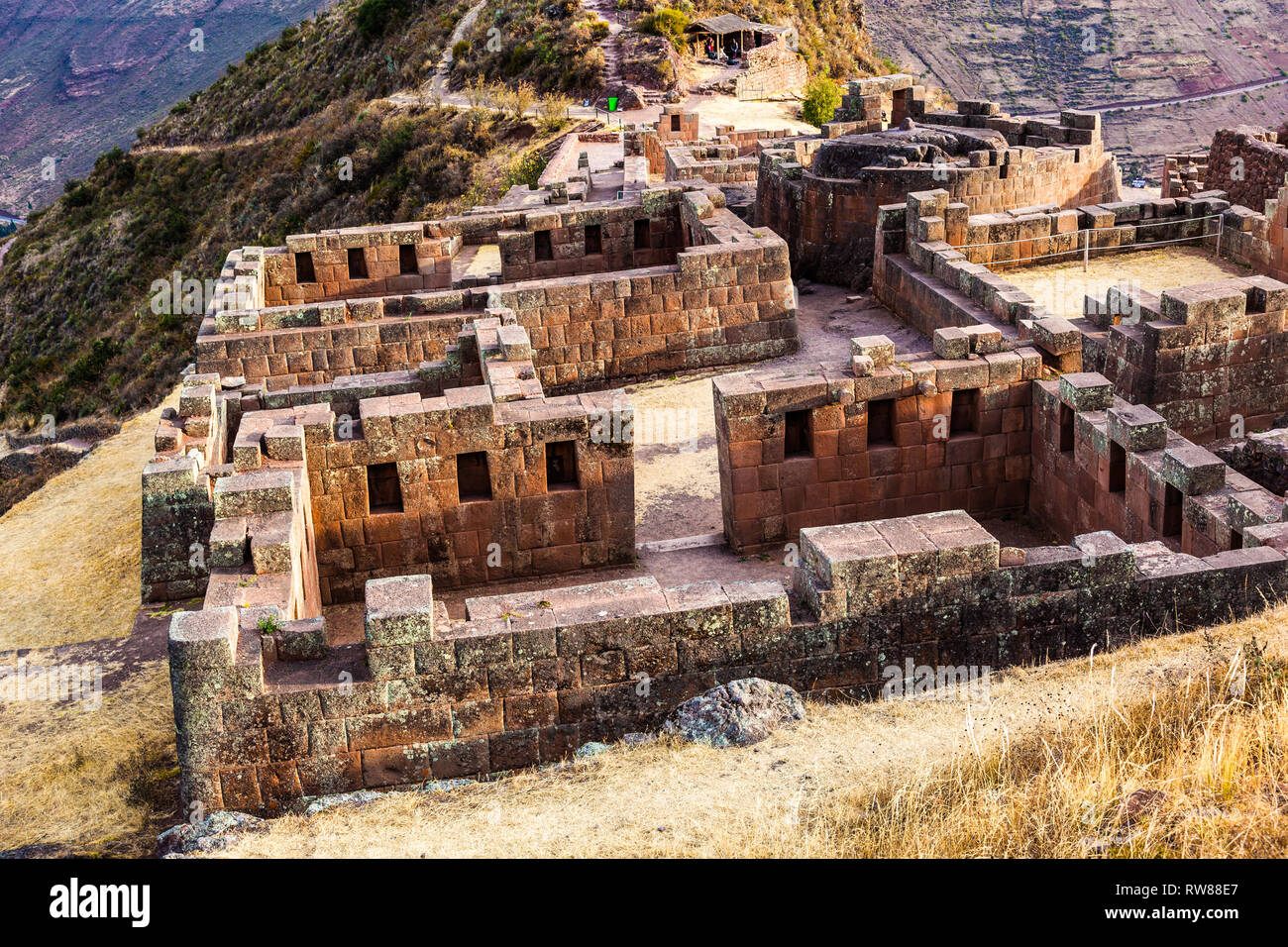 Pisac: SECTOR OF INTIHUATANA, in it are the palaces, temples and ...