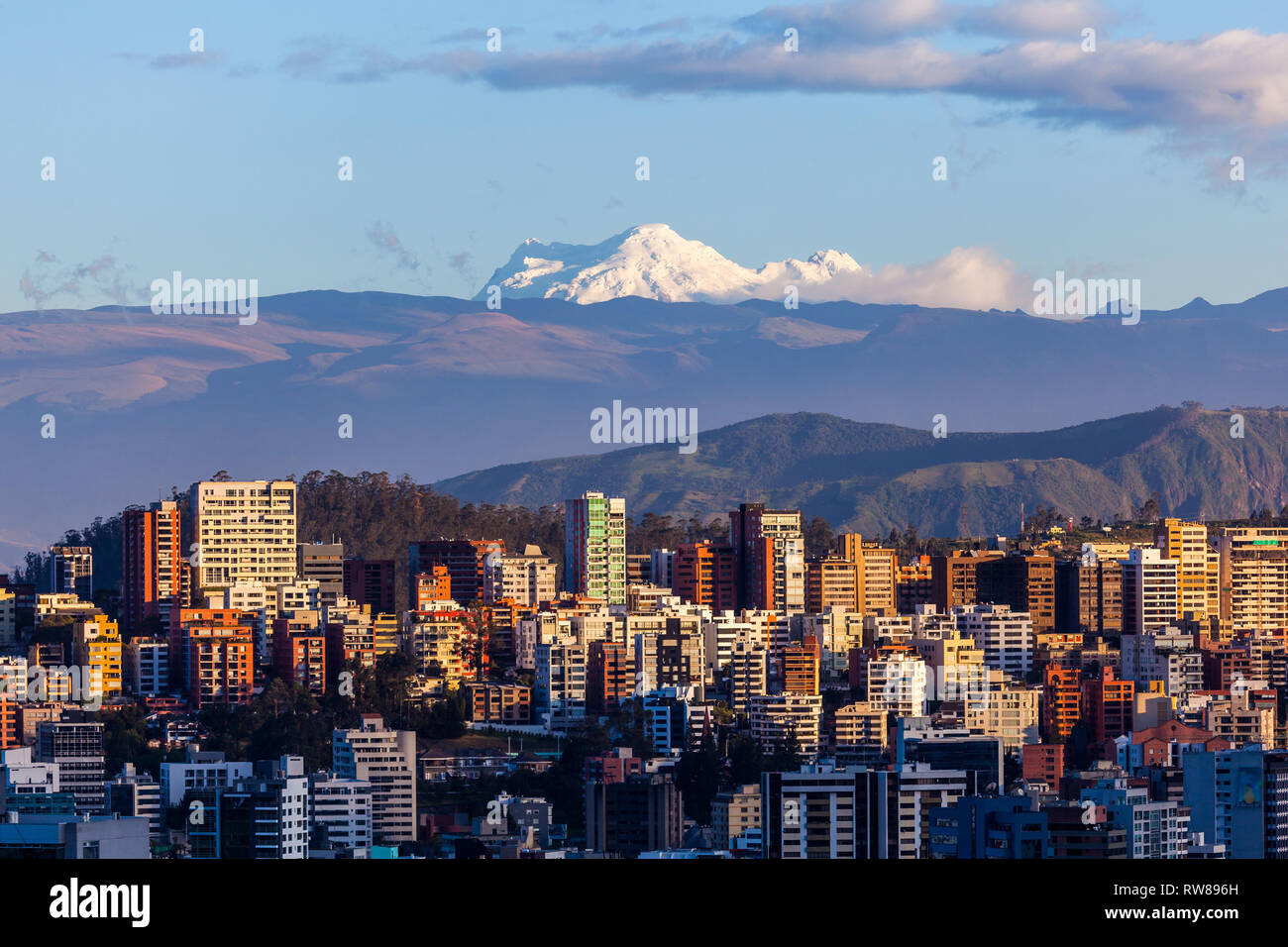 Pichincha volcano sunset hi-res stock photography and images - Alamy