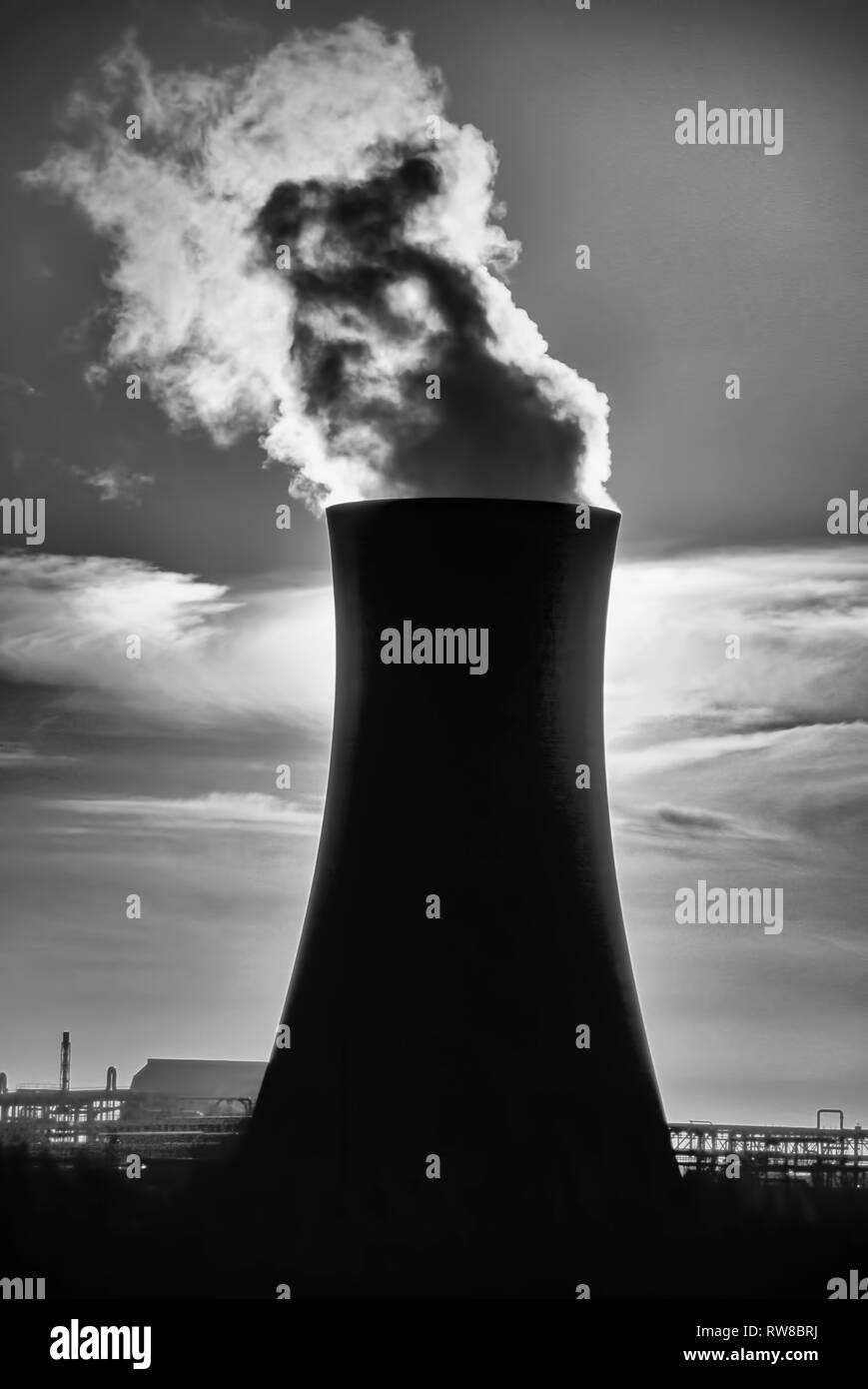 Teesside industrial Black and White Stock Photos & Images - Alamy