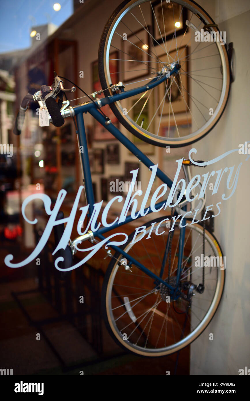 Huckleberry bicycles store in San Francisco, California Stock Photo - Alamy