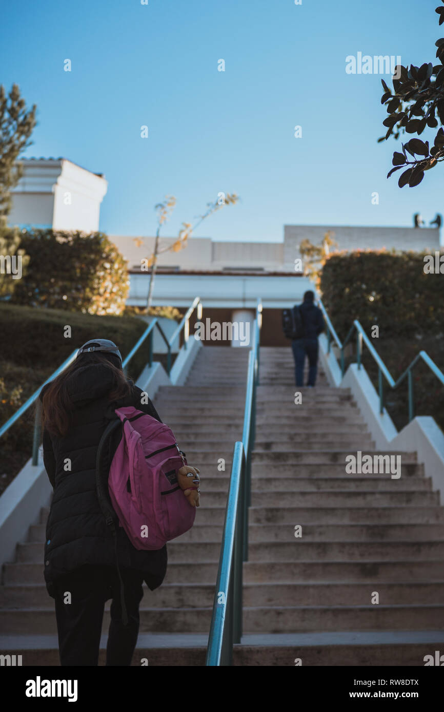 Early morning at school Stock Photo - Alamy