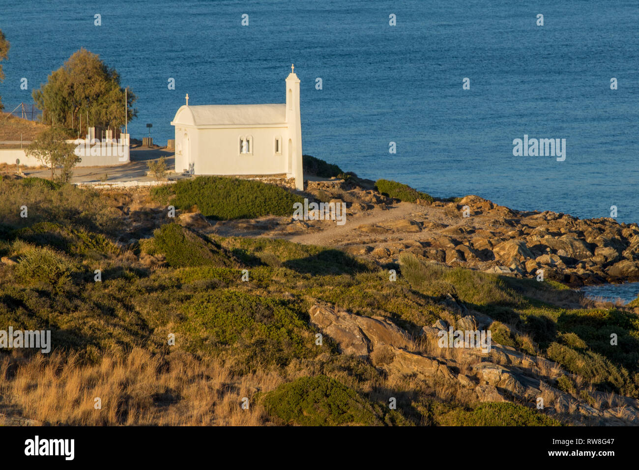Orthodox church samos aegean hi-res stock photography and images - Alamy