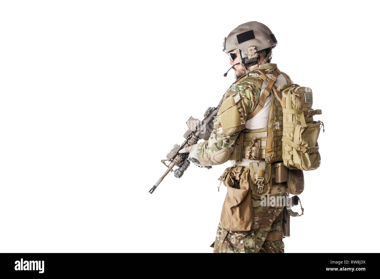 Green Beret In Action Stock Image Image Of Soldier
