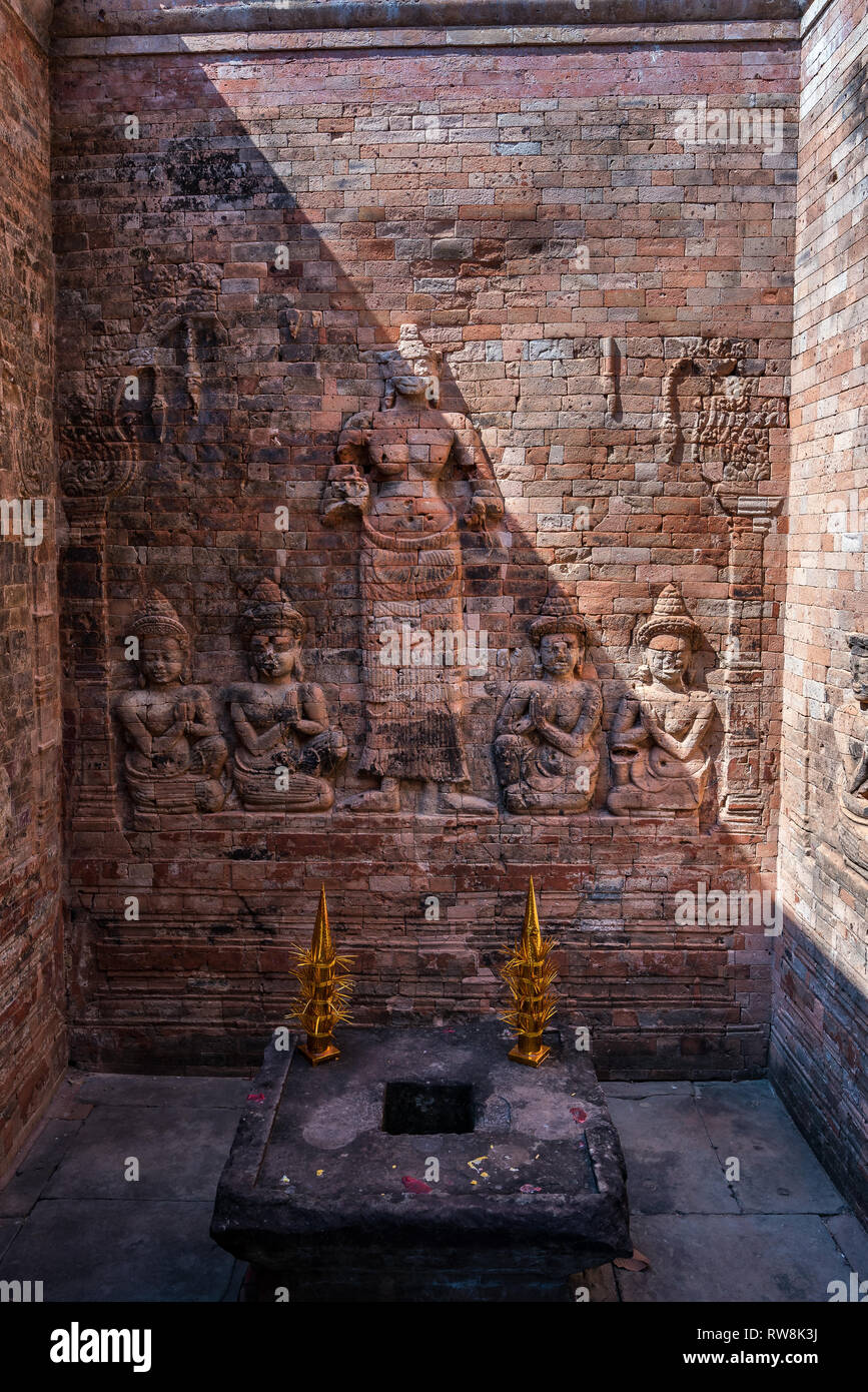 Prasat Kravan temple ancient temple complex Angkor Wat, Cambodia Stock ...