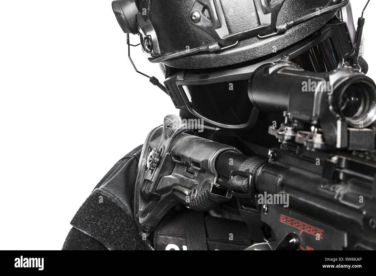 Spec ops police officer SWAT Stock Photo - Alamy