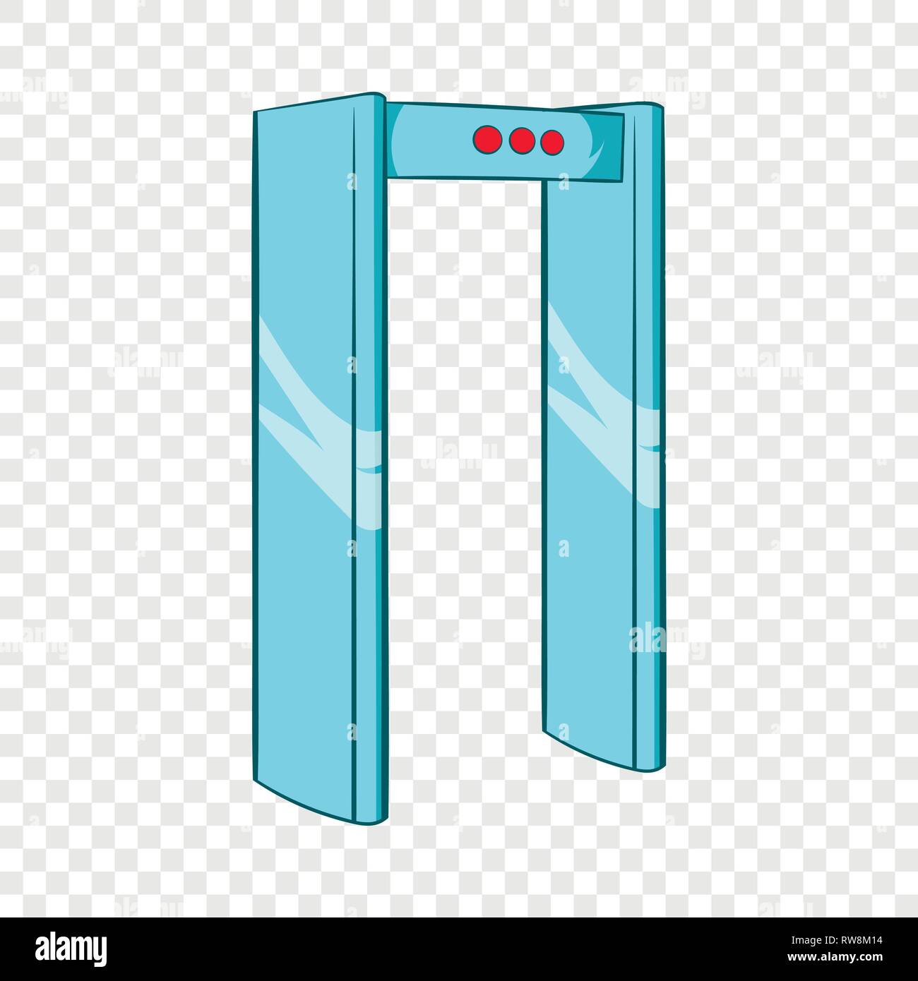 Metal detector icon cartoon style Stock Vector Images - Alamy