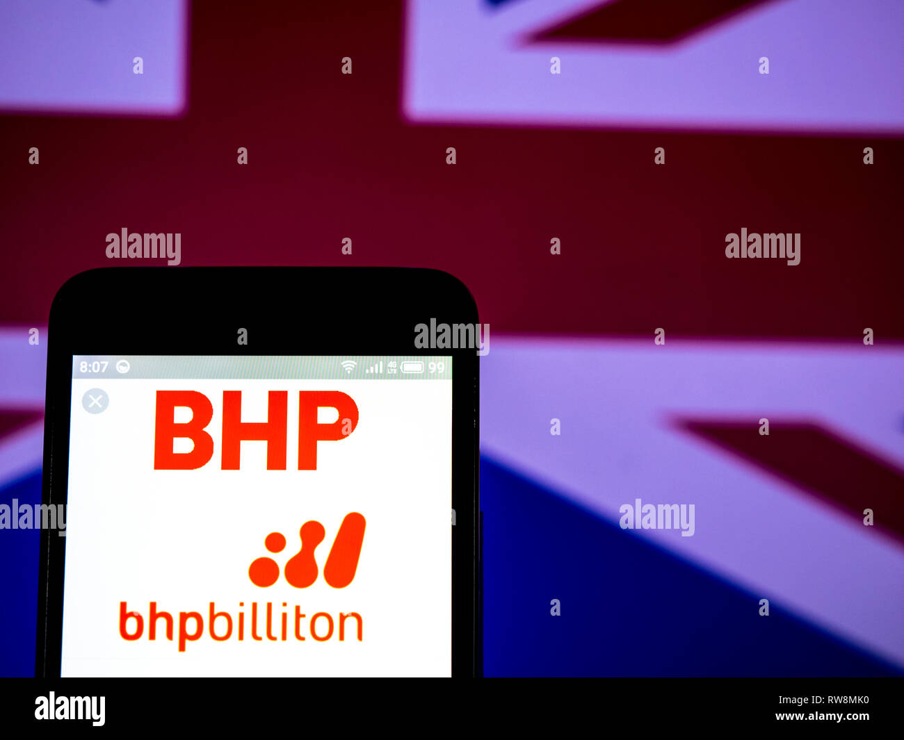Bhp logo hi-res stock photography and images - Alamy