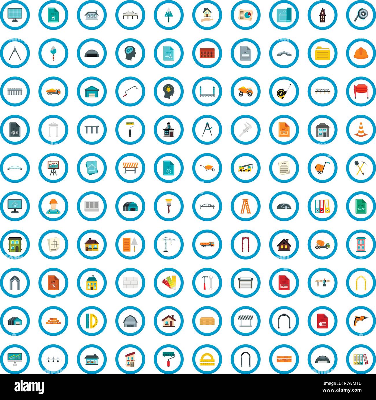 Construction house archive Stock Vector Images - Alamy