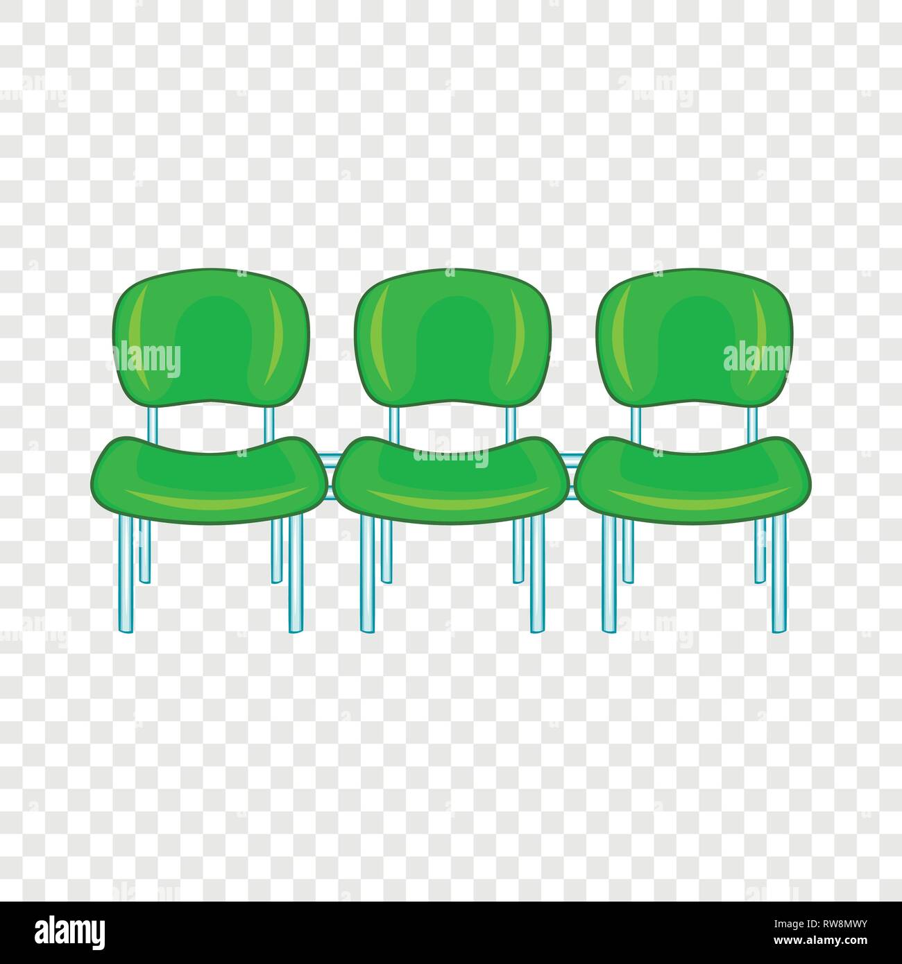 Green airport seats icon, cartoon style Stock Vector Image & Art - Alamy