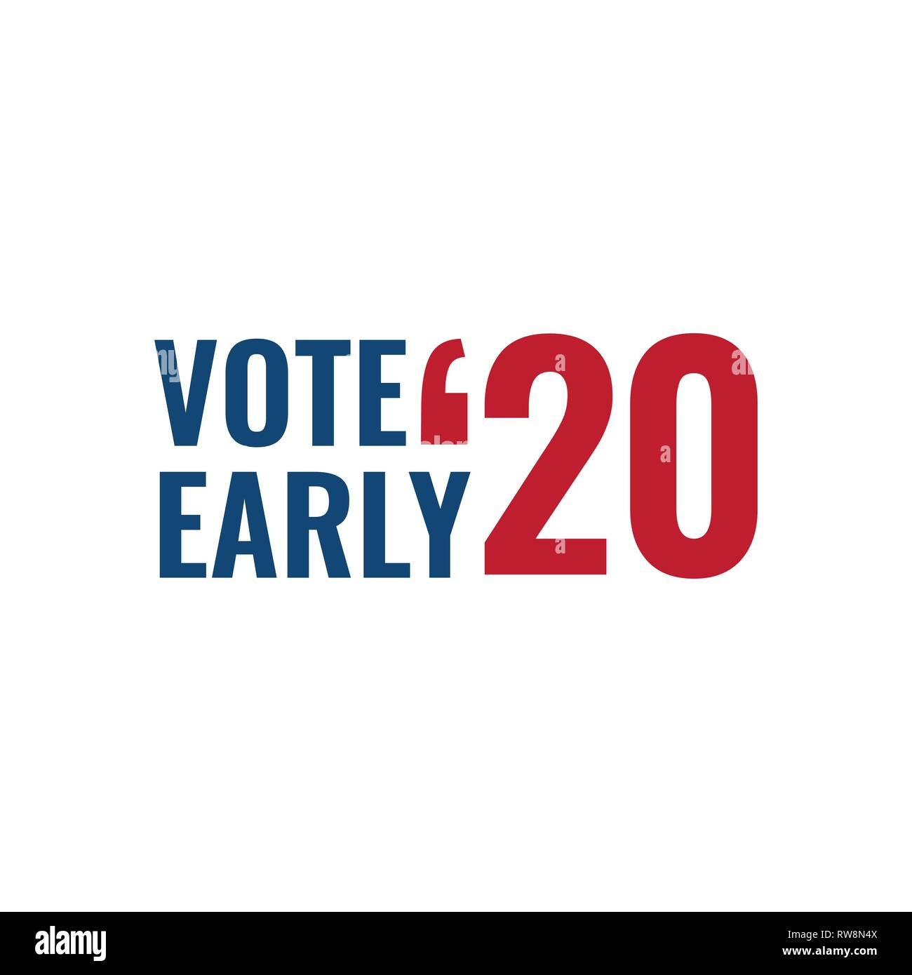 Voting 2020 Icon with Vote, Government, and Patriotic Symbolism and ...