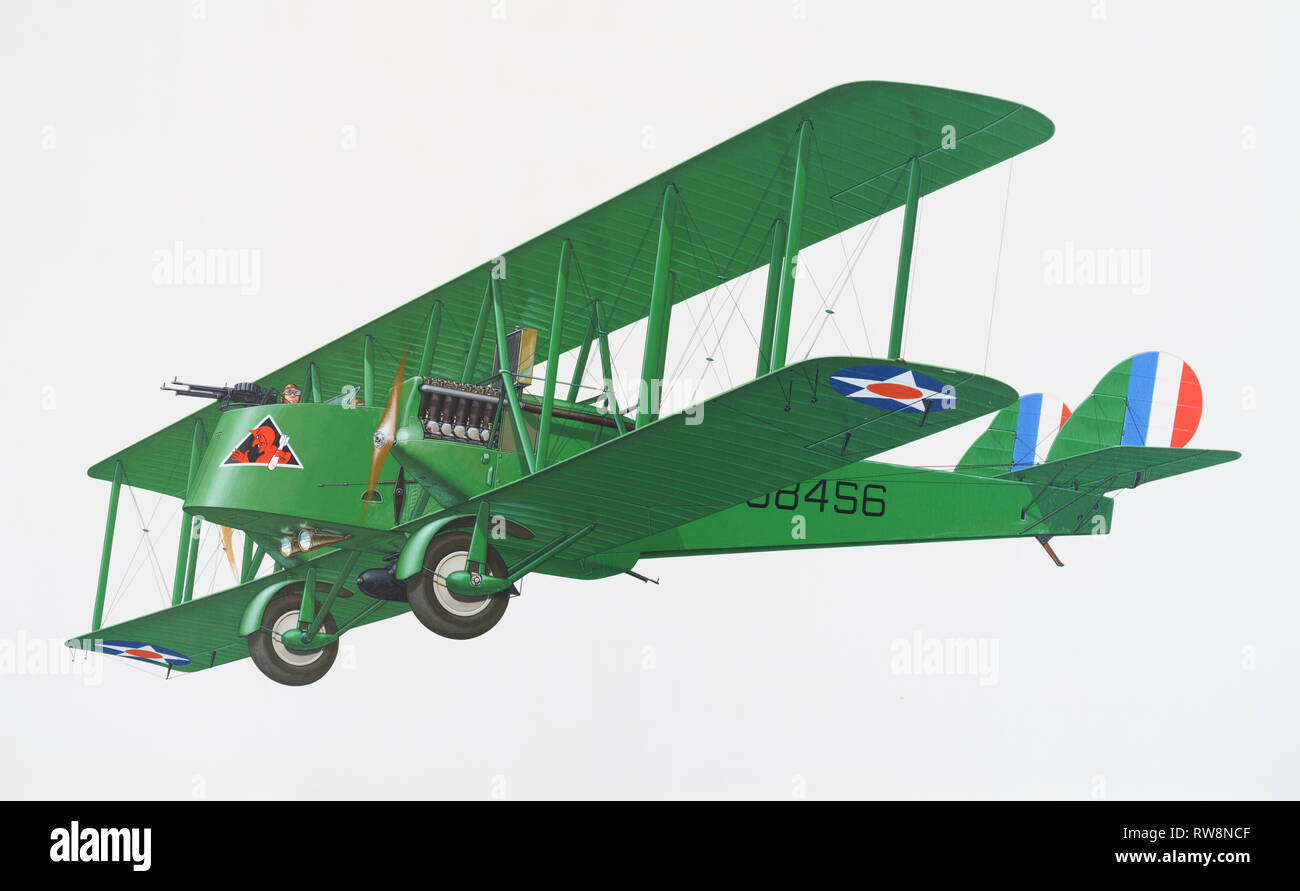 World war i painting plane hi-res stock photography and images - Alamy