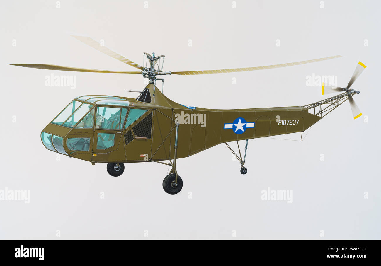 Sikorsky r 4 helicopter hi-res stock photography and images - Alamy