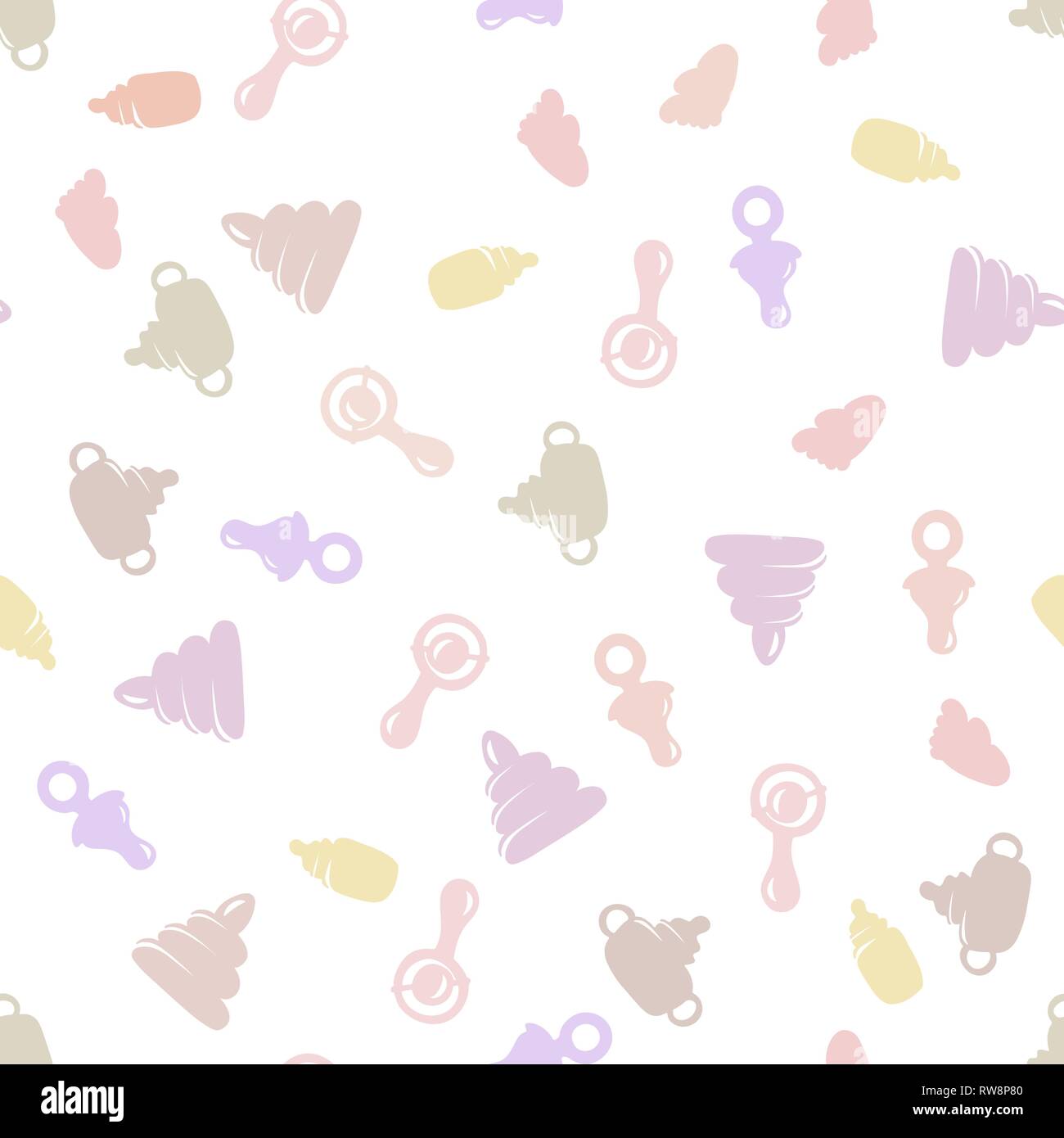 Baby abstract design. Seamless pattern background. Vector illustration ...