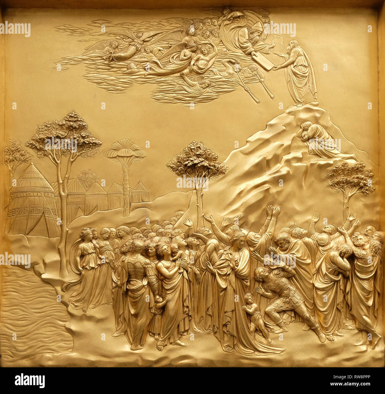 Florence cathedral, Baptistry of Saint John, Gates of Paradise, Moses ...