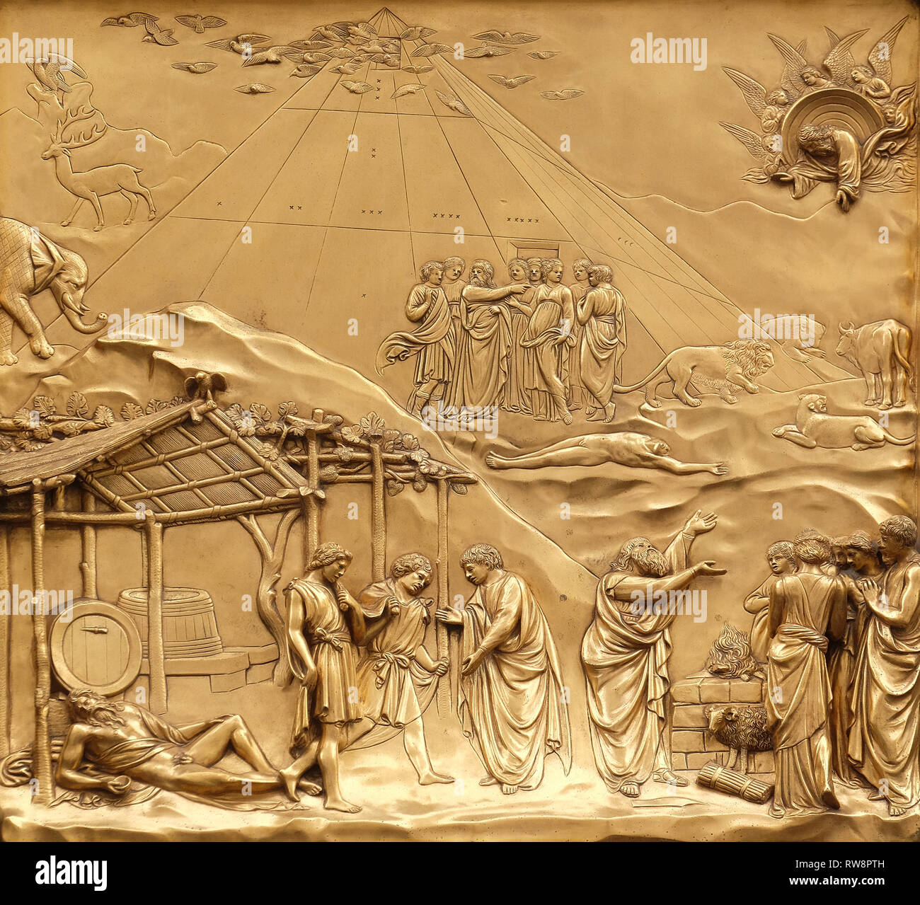 Florence cathedral, Baptistry of Saint John, Gates of Paradise, The ...