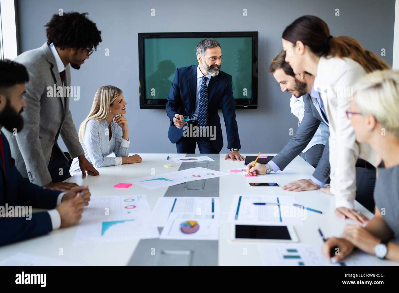 Meeting business corporate success brainstorming teamwork office ...