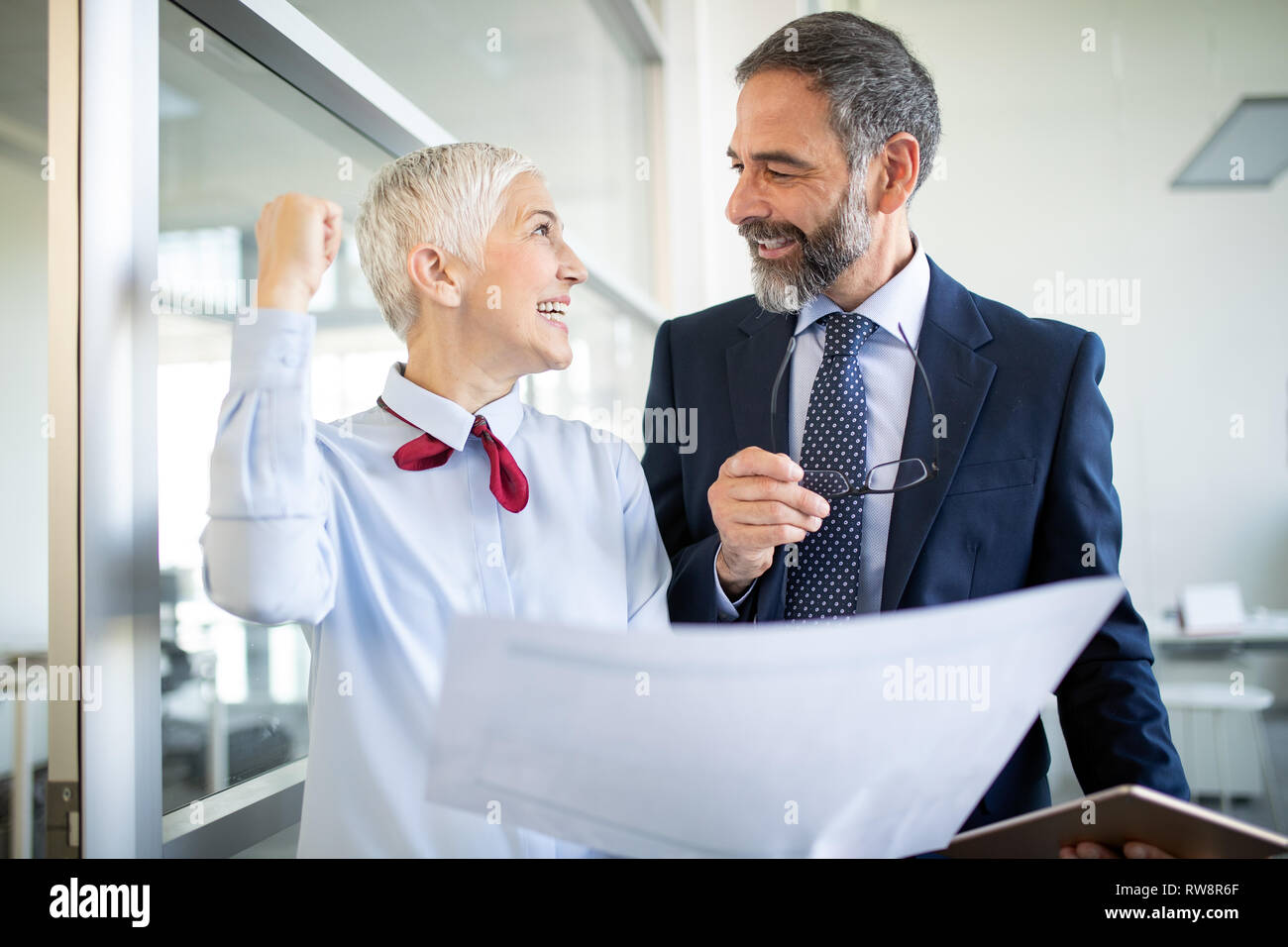 Successful happy hi-res stock photography and images - Alamy