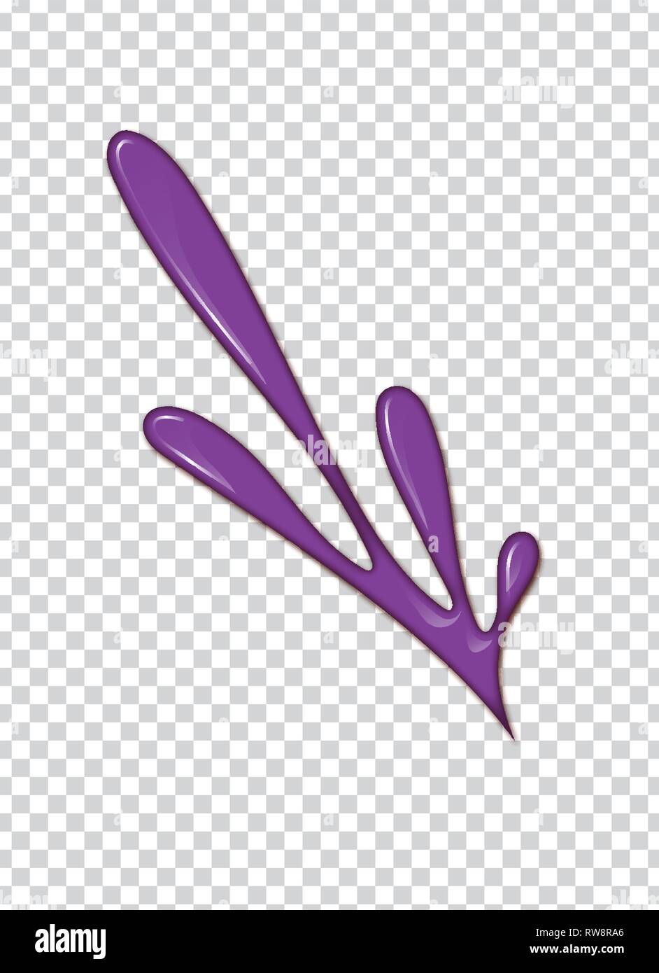 Vector purple splash with transparency background Stock Vector Image ...
