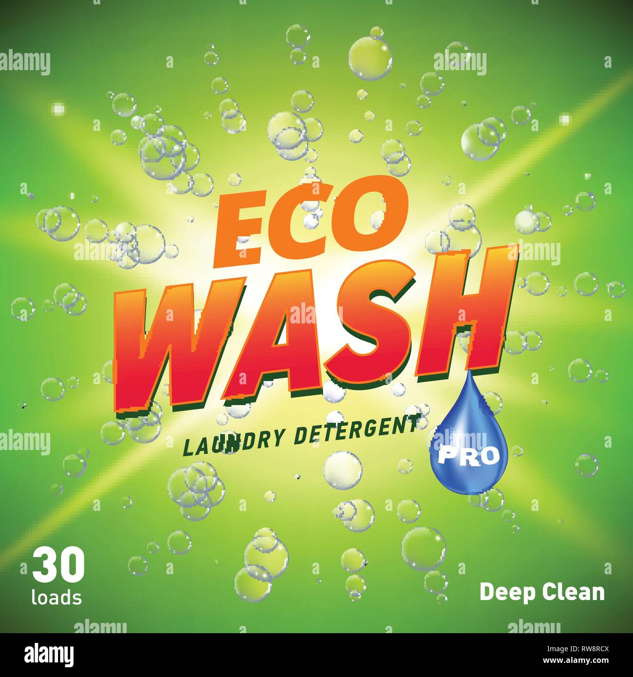 detergent packaging concept design showing eco friendly cleaning and ...