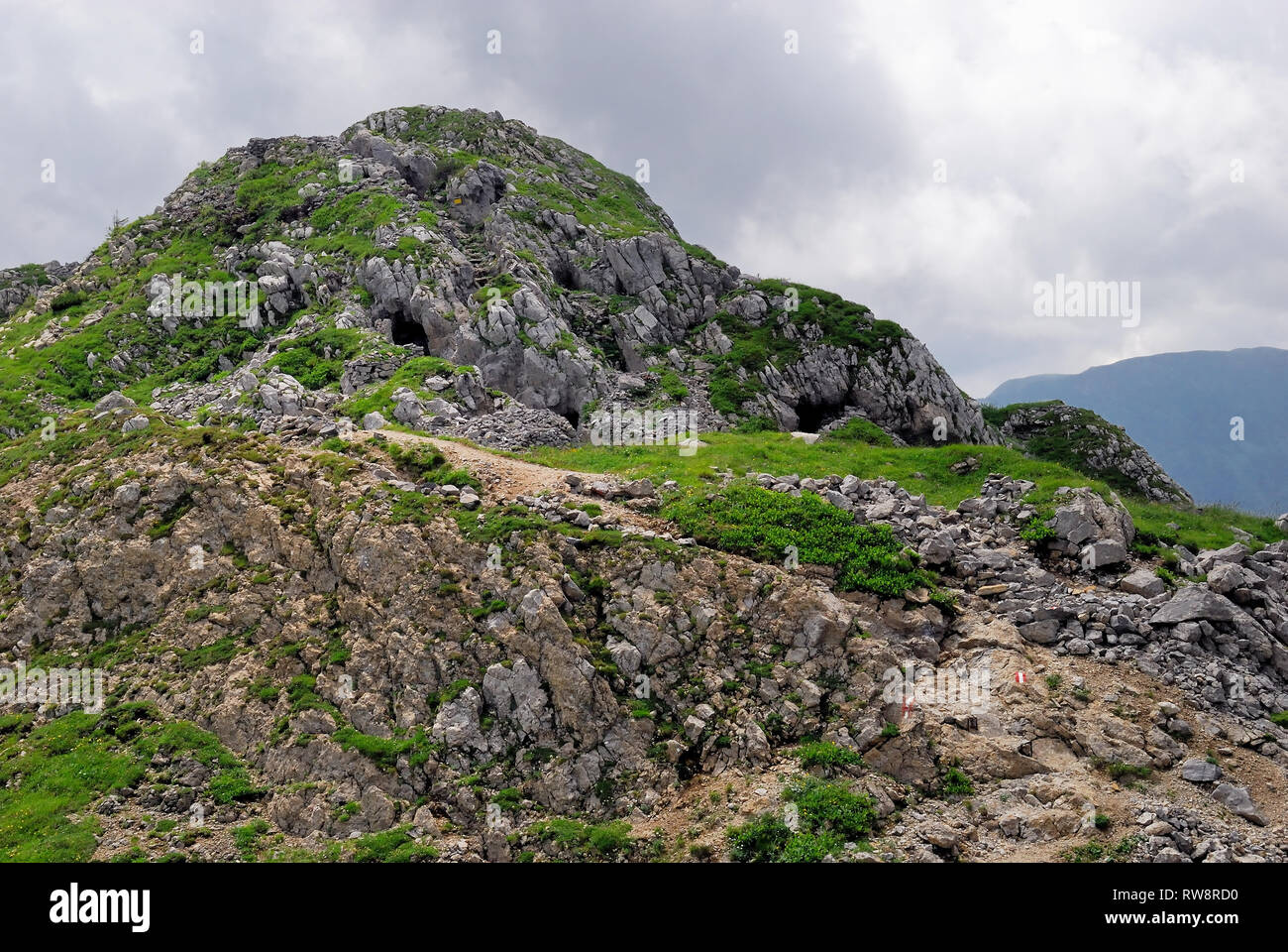 Kleiner Pal (Italian : Pal Piccolo), Carnic Alps. WWI, Austro-Hungarian ...