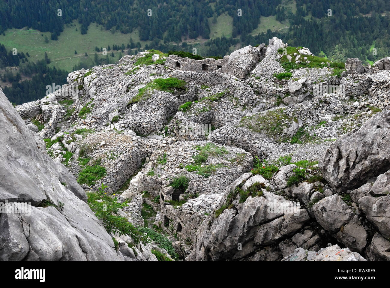Kleiner Pal (Italian : Pal Piccolo), Carnic Alps. WWI, Austro-Hungarian ...
