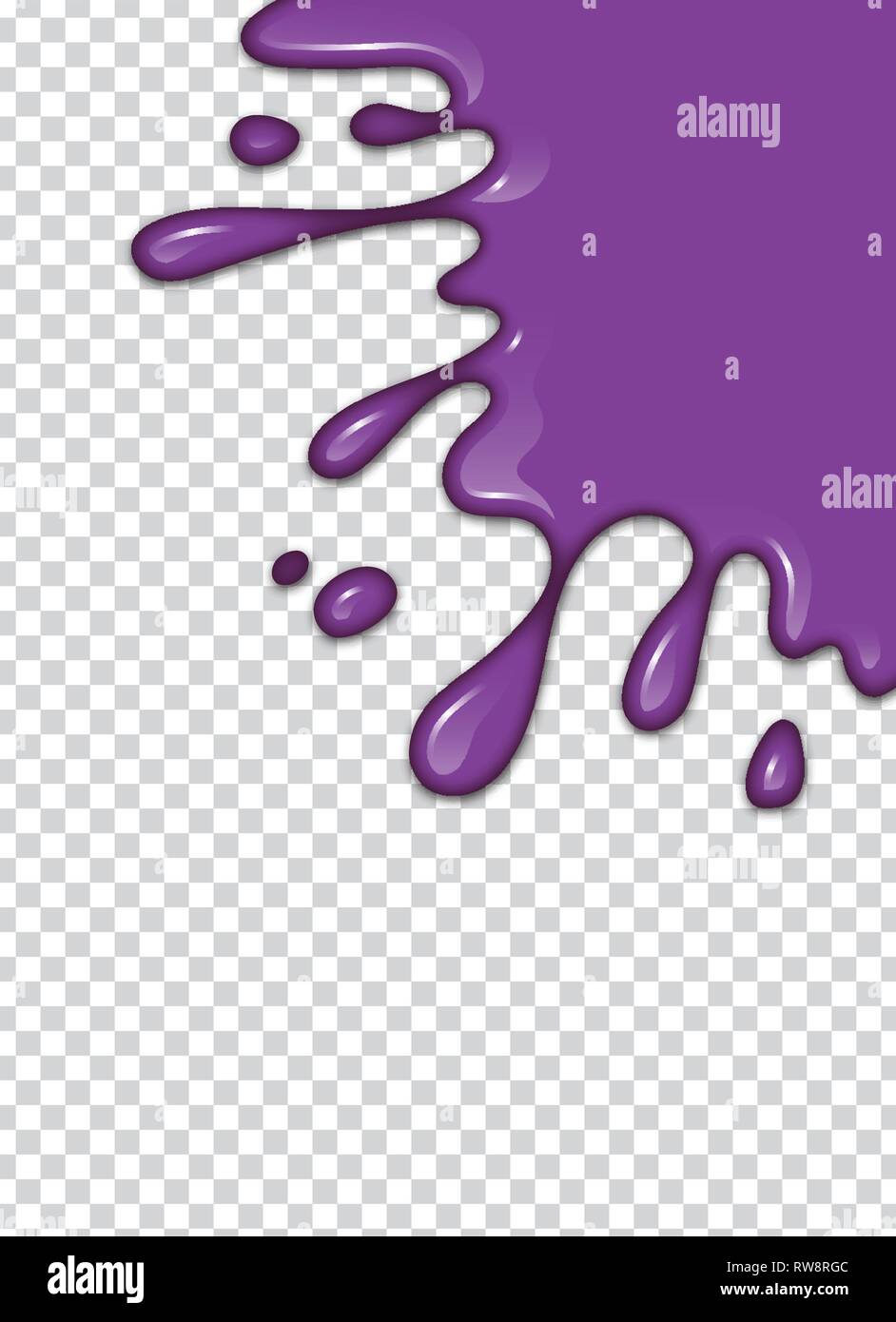 Vector purple splash with transparency background Stock Vector Image ...