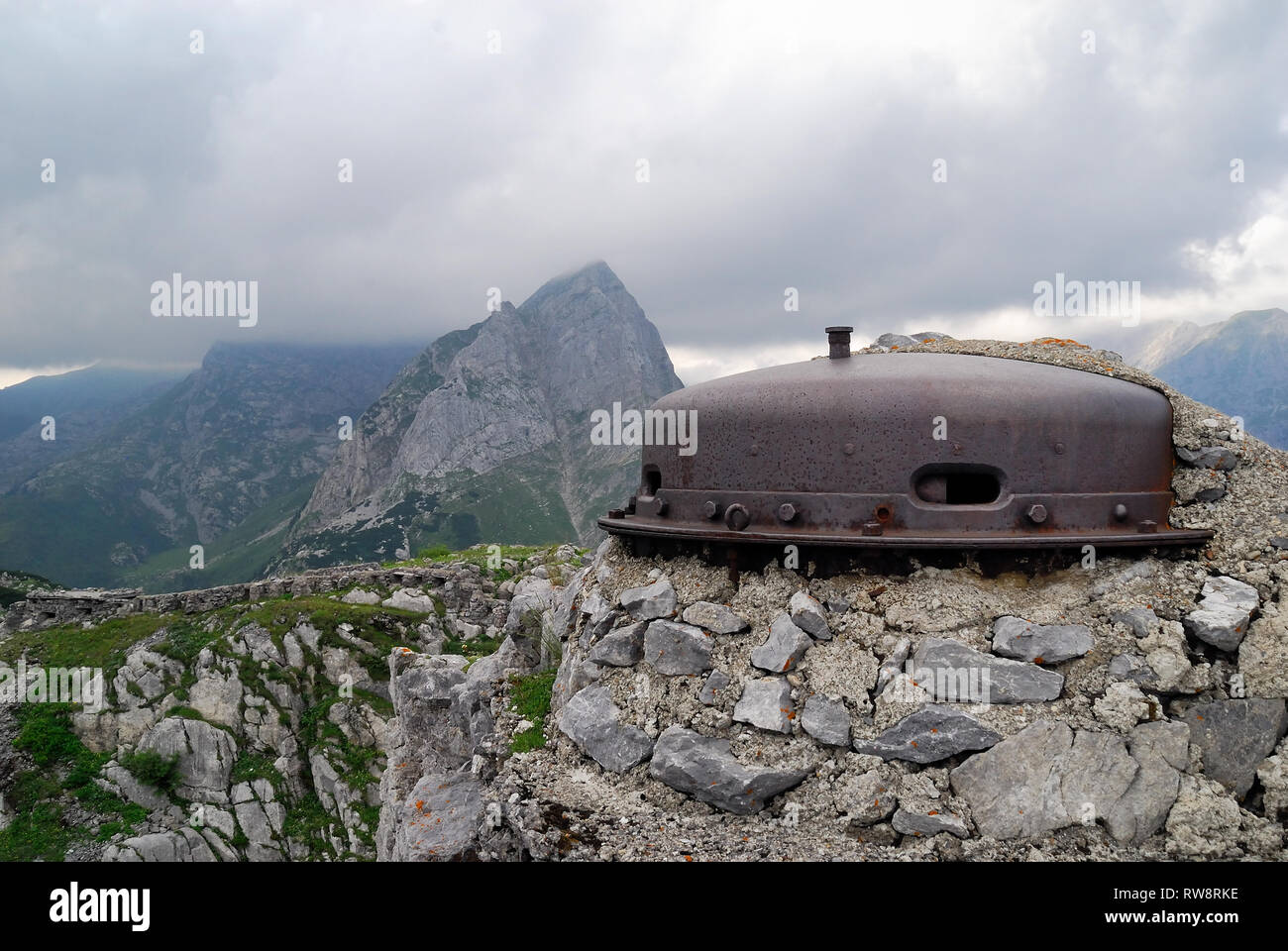 Kleiner Pal (Italian : Pal Piccolo), Carnic Alps. WWI, Austro-Hungarian ...