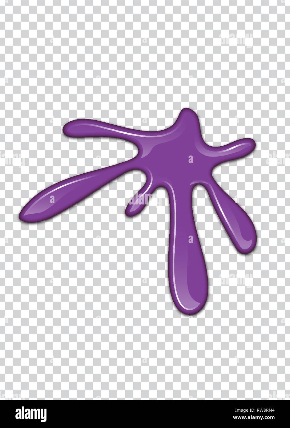 Vector purple splash with transparency background Stock Vector Image ...
