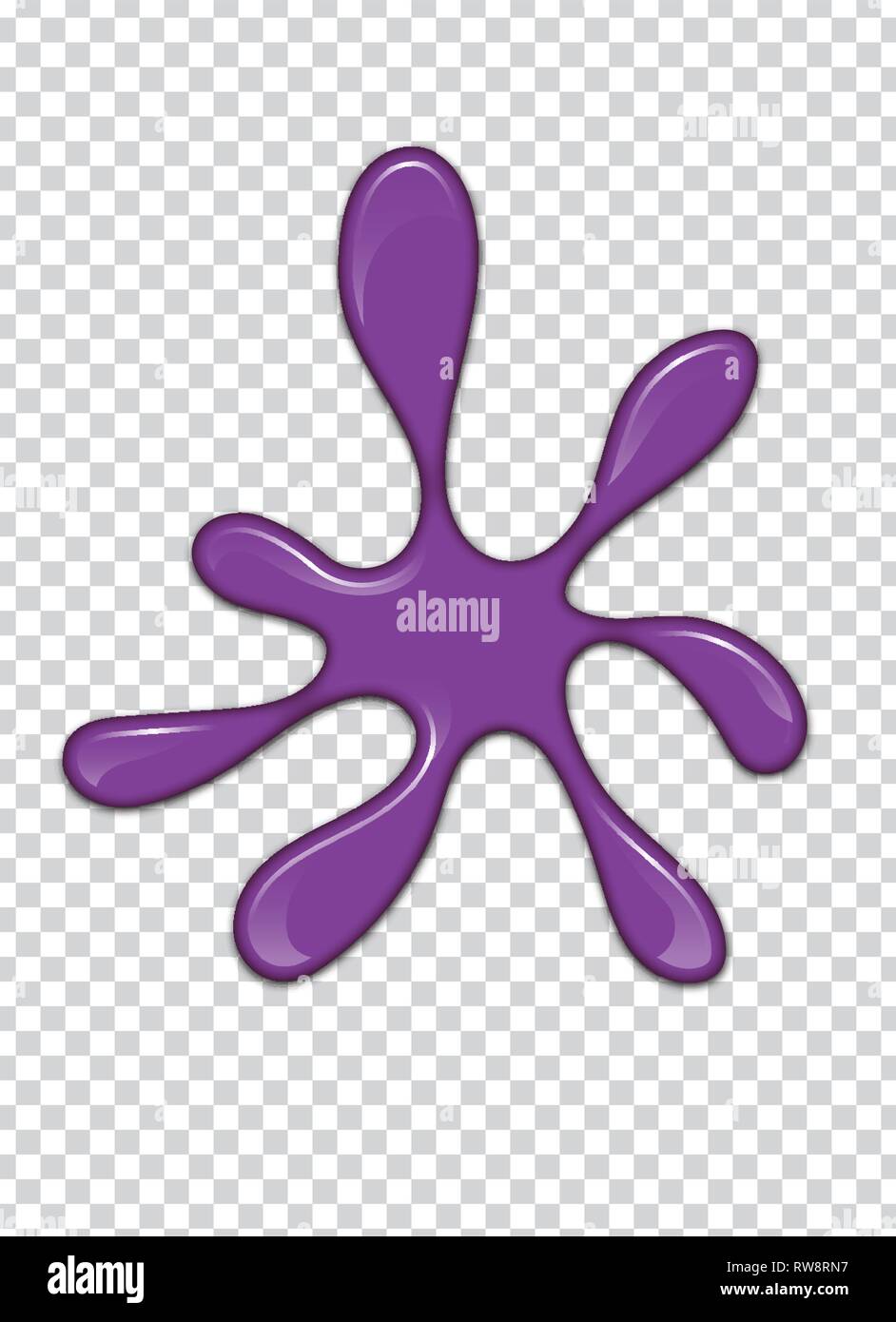 Vector purple splash with transparency background Stock Vector Image ...