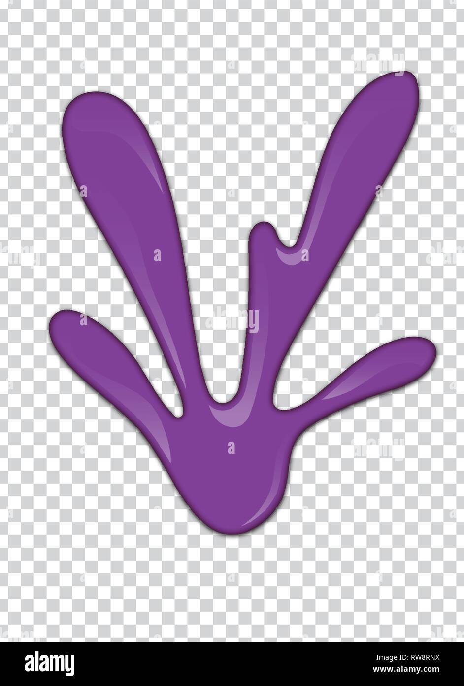 Vector purple splash with transparency background Stock Vector Image ...