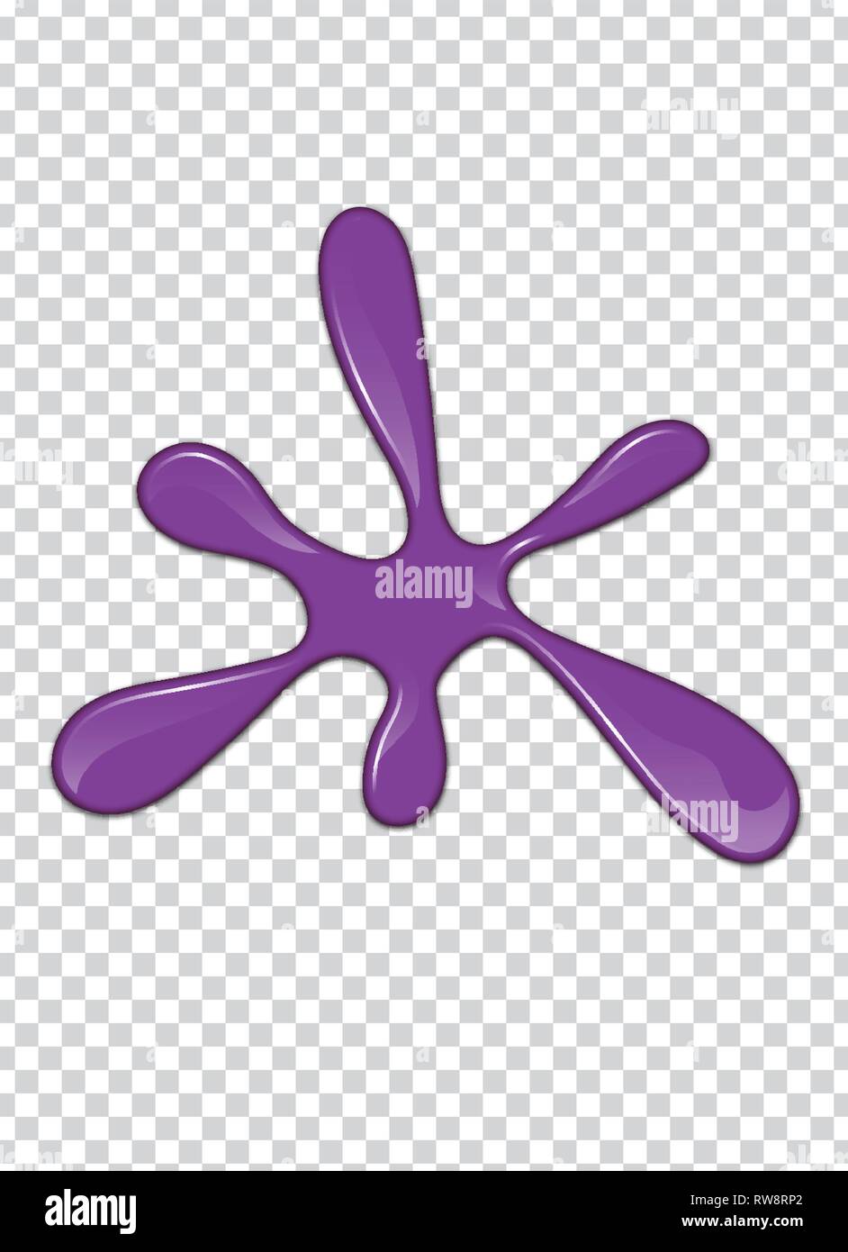 Vector purple splash with transparency background Stock Vector Image ...
