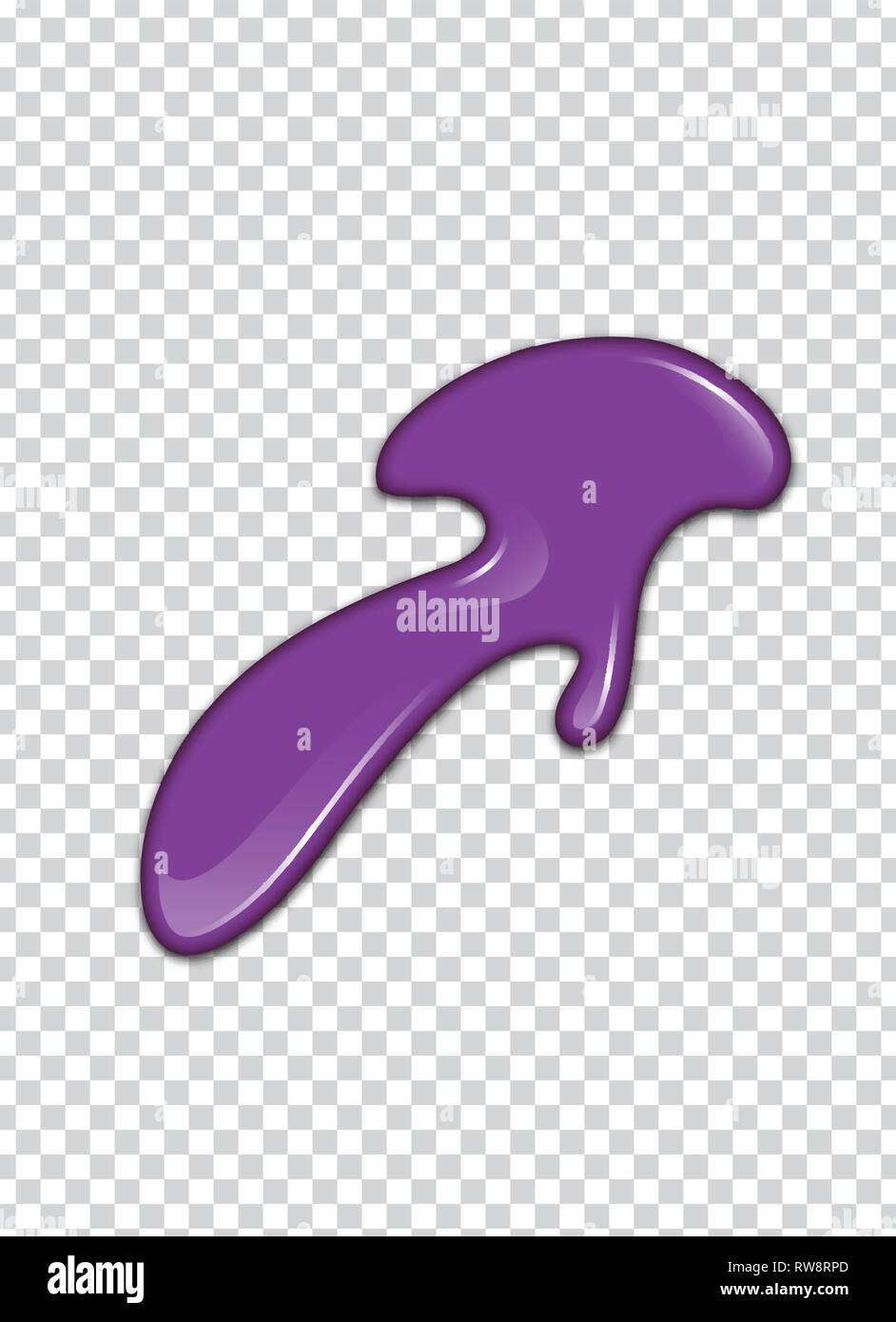 Vector purple splash with transparency background Stock Vector Image ...