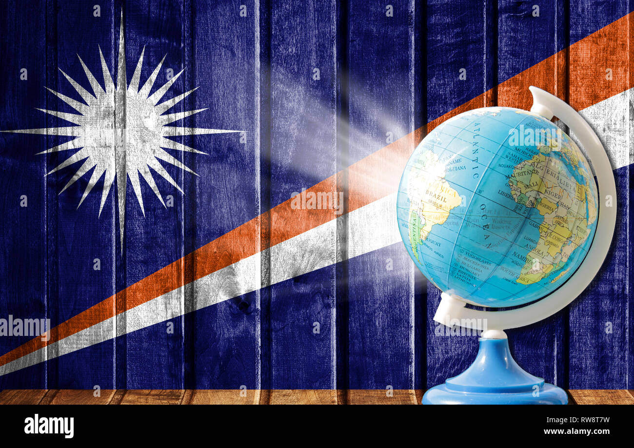 Marshall islands flag map hi-res stock photography and images - Alamy