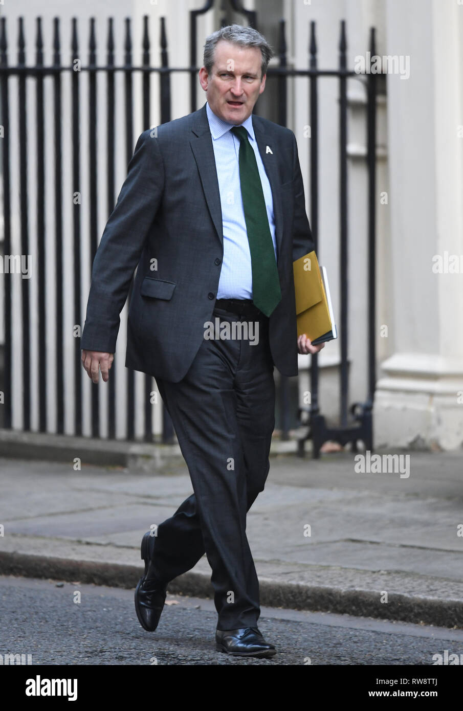 Education Secretary Damian Hinds arrives in Downing Street, London, for ...
