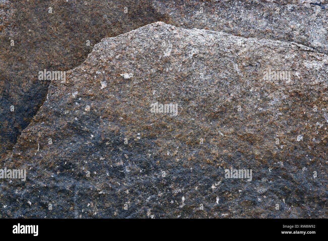 Close up texture of granite walls and rocks in high resolution with ...