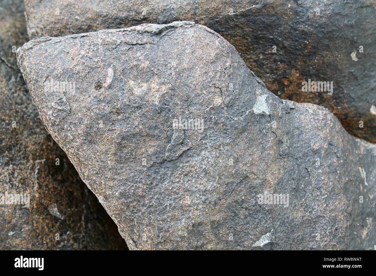 Close up texture of granite walls and rocks in high resolution with ...