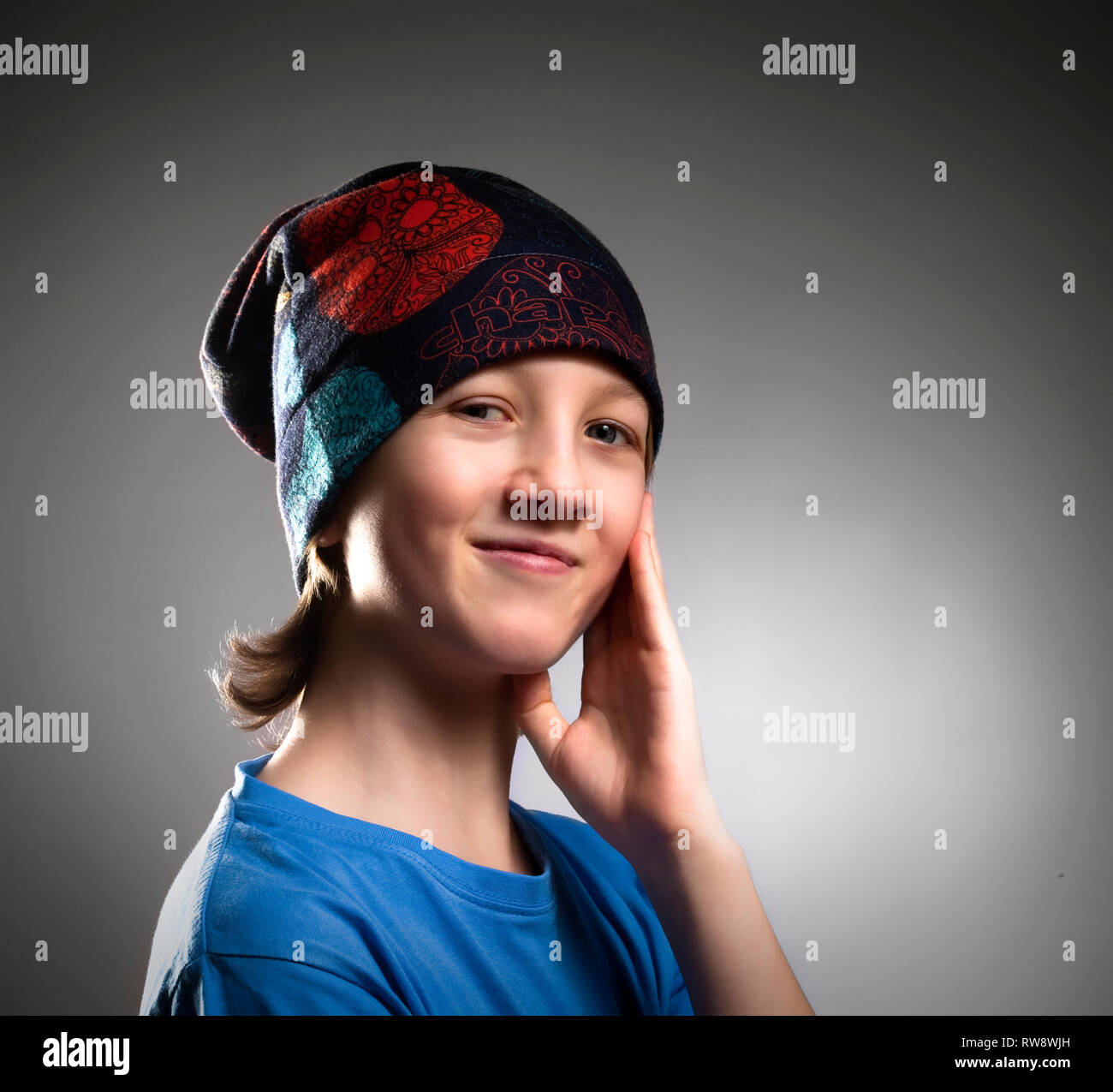 Funny boy in color hi-res stock photography and images - Alamy