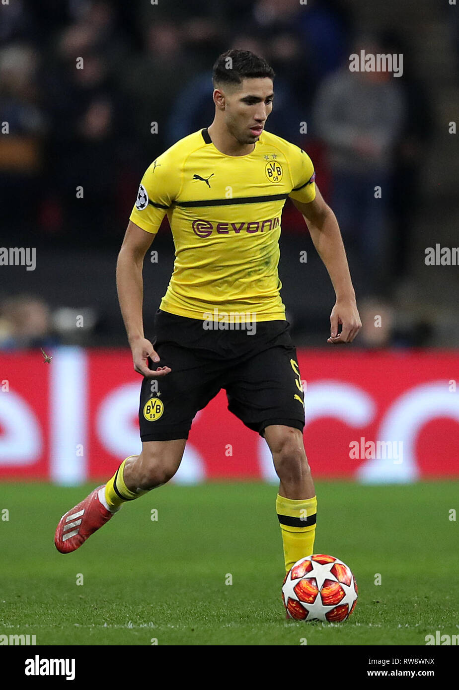 Borussia Dortmund's Achraf Hakimi Stock Photo - Alamy