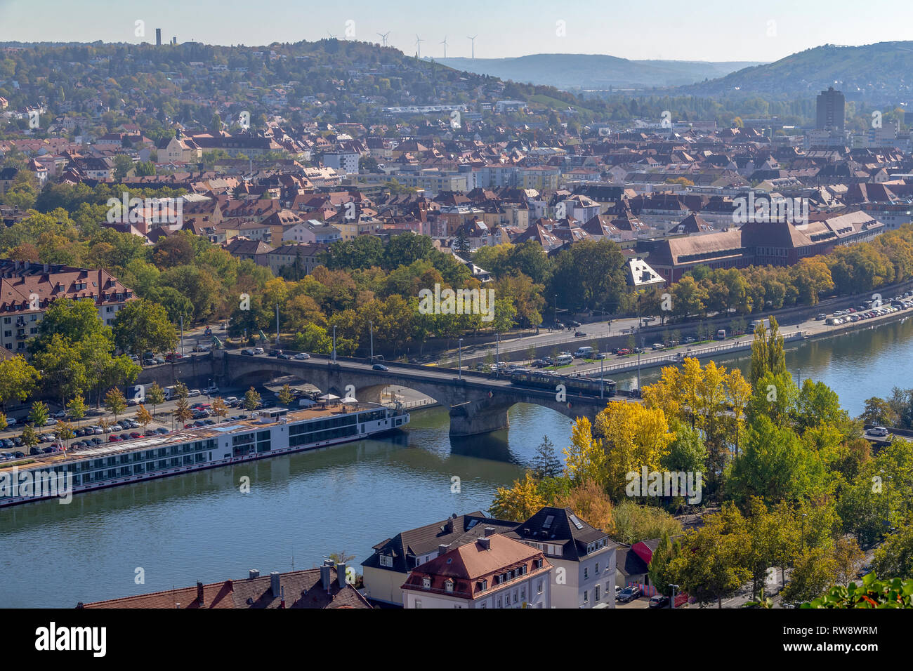 Aerial view of wurzburg city hi-res stock photography and images - Alamy
