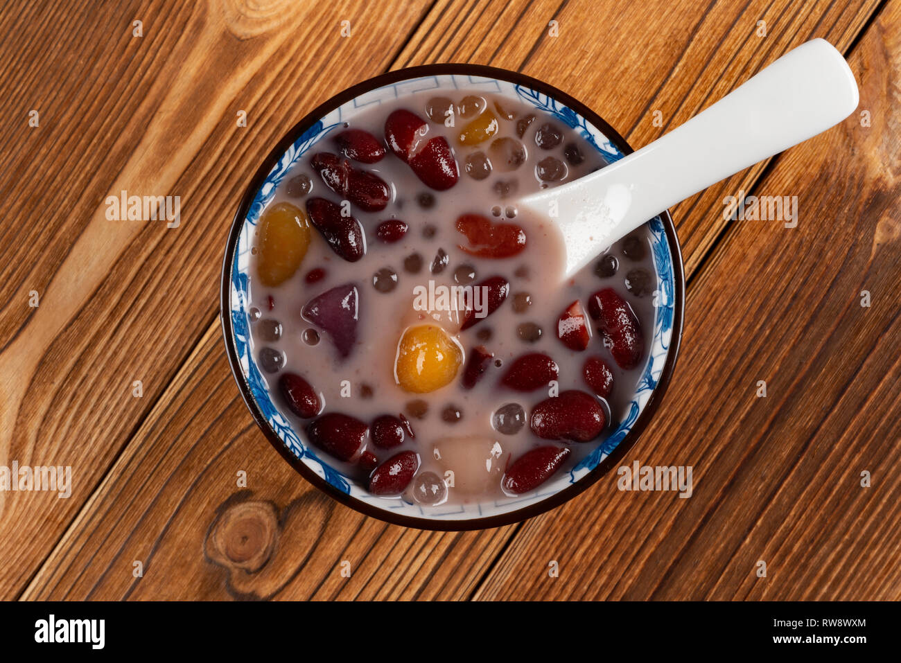 Red bean syrup hi-res stock photography and images - Alamy